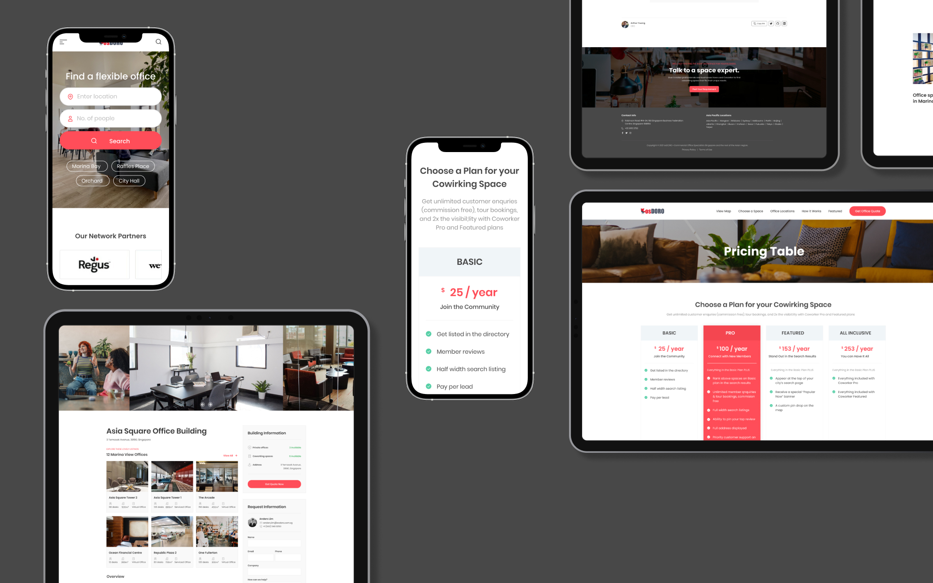 small business website examples - real estate